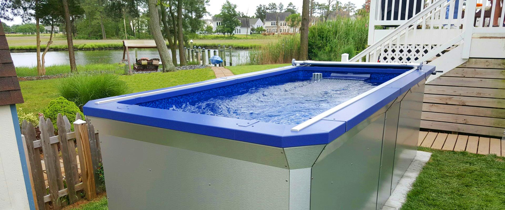 Indoor Inground Endless Pool Streamline Endless Pools Pioneer