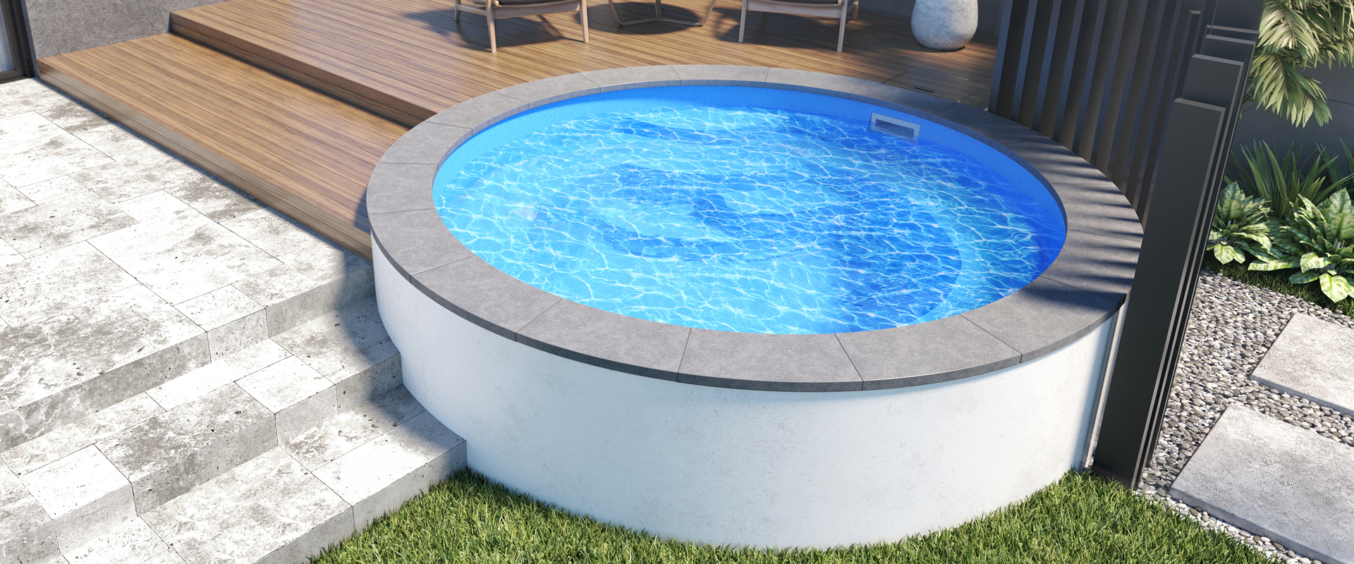 Infinity Fibreglass Pool - Pioneer Family Pools